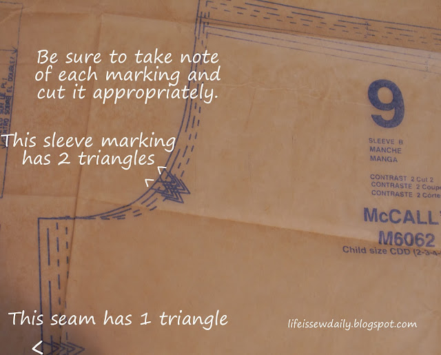 Life is {Sew} Daily: How to Cut Out a Pattern