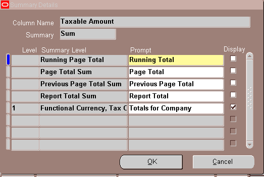 Oracle Financials RXi Reports