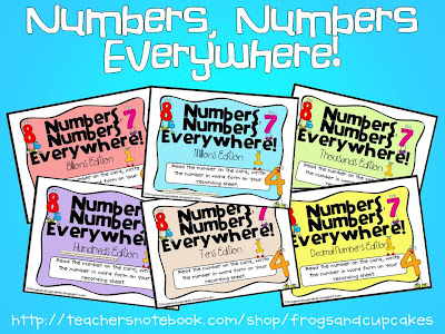 Tales of Frogs and Cupcakes: Numbers, Numbers Everywhere! Games