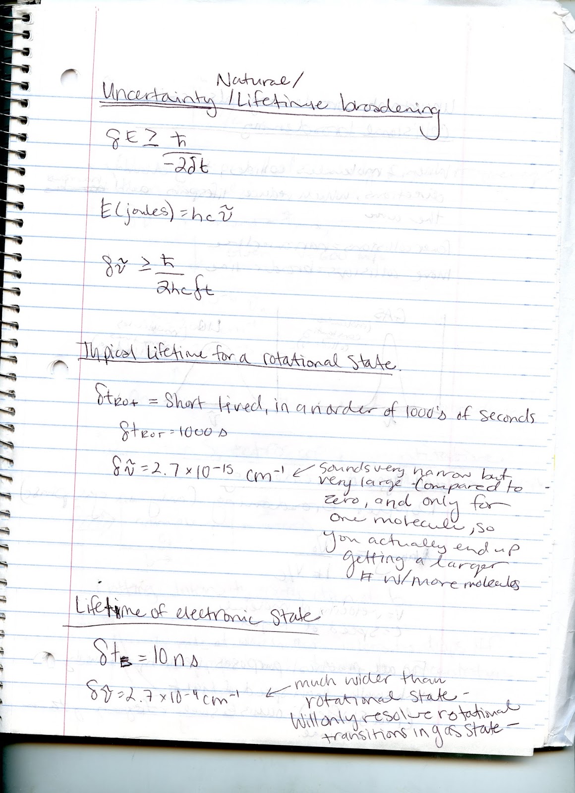 University of Idaho- Physical Chemistry 306 Lecture Notes: PChem 306 ...