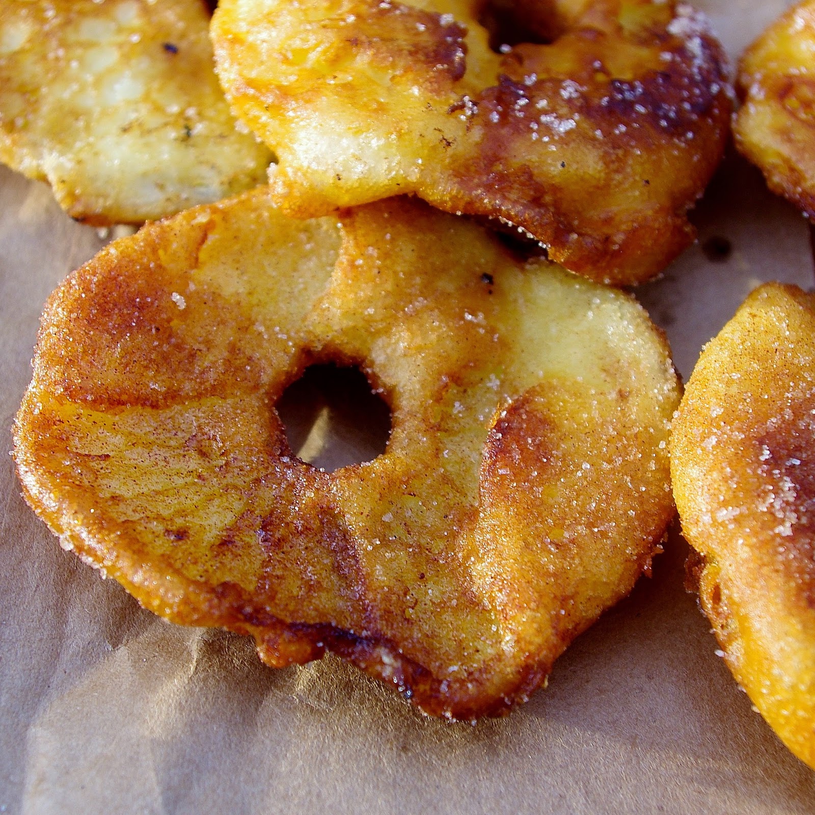 Sage Trifle: Apple Slice Fritters