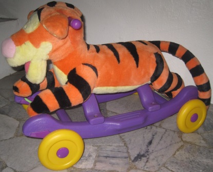 JuaiMurah: Kiddieland 2 in 1 Rocking Ride On Tigger