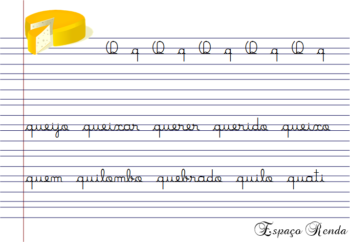 Caderno de caligrafia para baixar