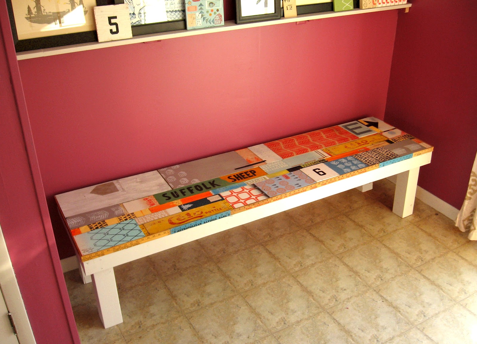 operation paper cut: My Latest Project: Reclaimed Wood Bench