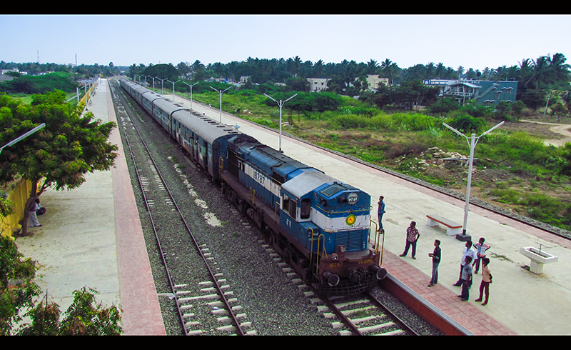 Train Memories: First Day First Show : Palani - Pollachi Broad Gauge