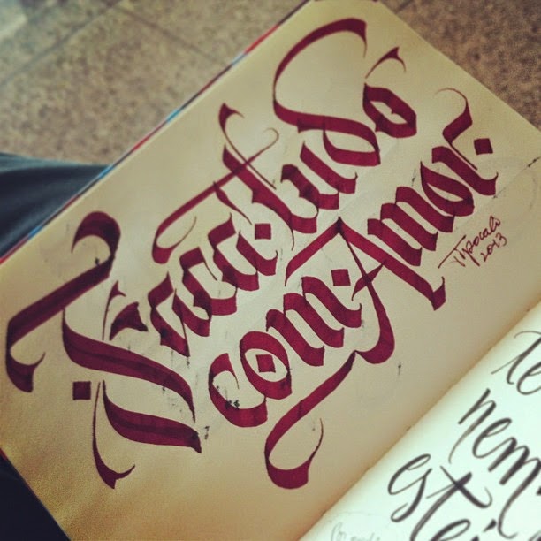 Herramientas para pensar Dante: ¿Lettering, Caligrafía o Tipografía?