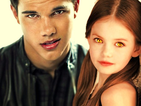 Saga Crepúsculo: Renesmee e Jacob.