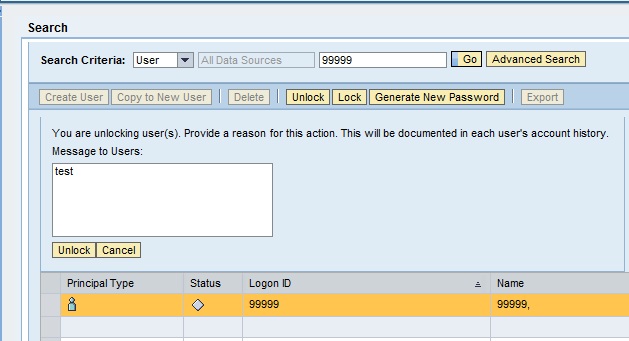 How to Reset Password and Unlock User ID in SAP EP