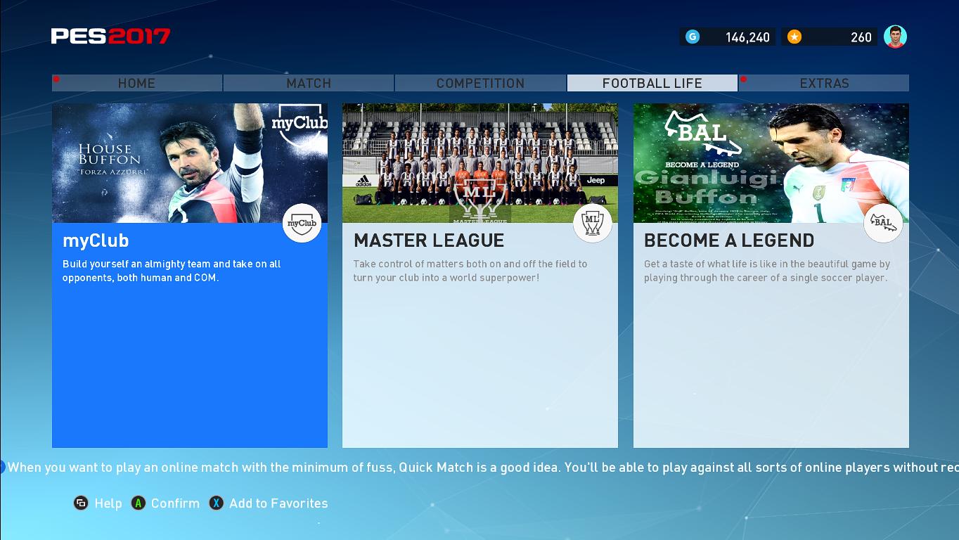 Pro Evolution Soccer 2017: Graphic Menu Juventus For PES 2017
