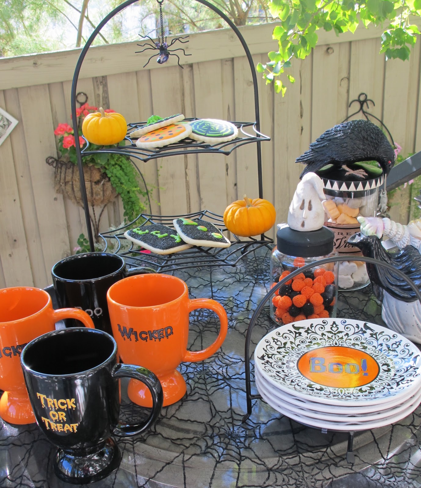 Witches Sweets and Treats Table - Purple Chocolat Home