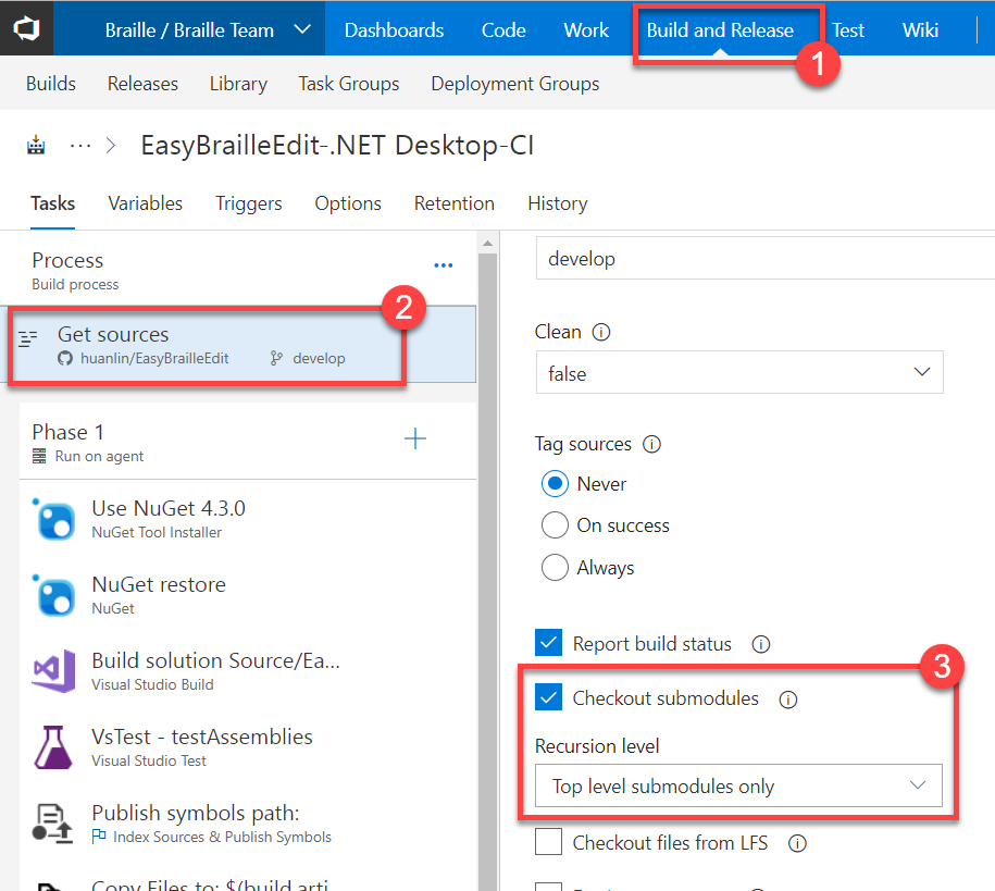 VSTS 建置失敗：no url found for submodule - Huan-Lin 學習筆記