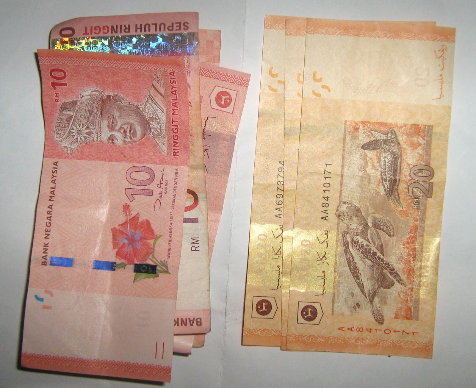 depankanta.blogspot.com: WANG KERTAS RM20, WARNA YANG MENGELIRUKAN
