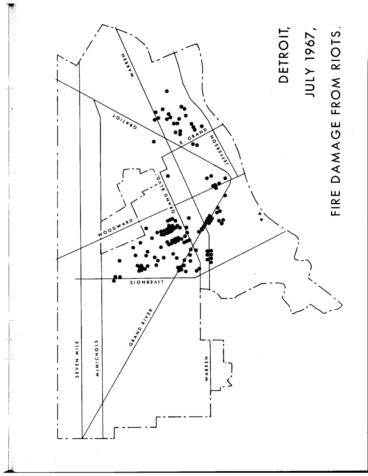 Map of the Week: Mapping the Detroit Riot from the Streets