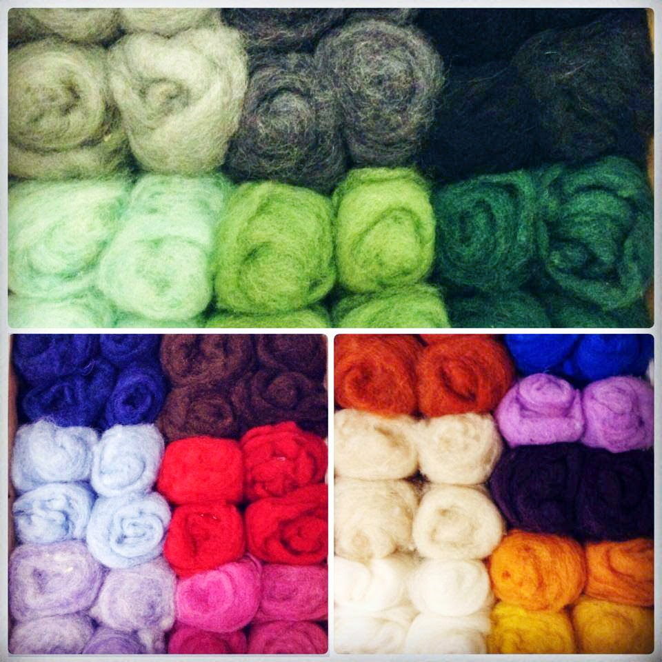 LANA PARA FELTING / Vellón de lana