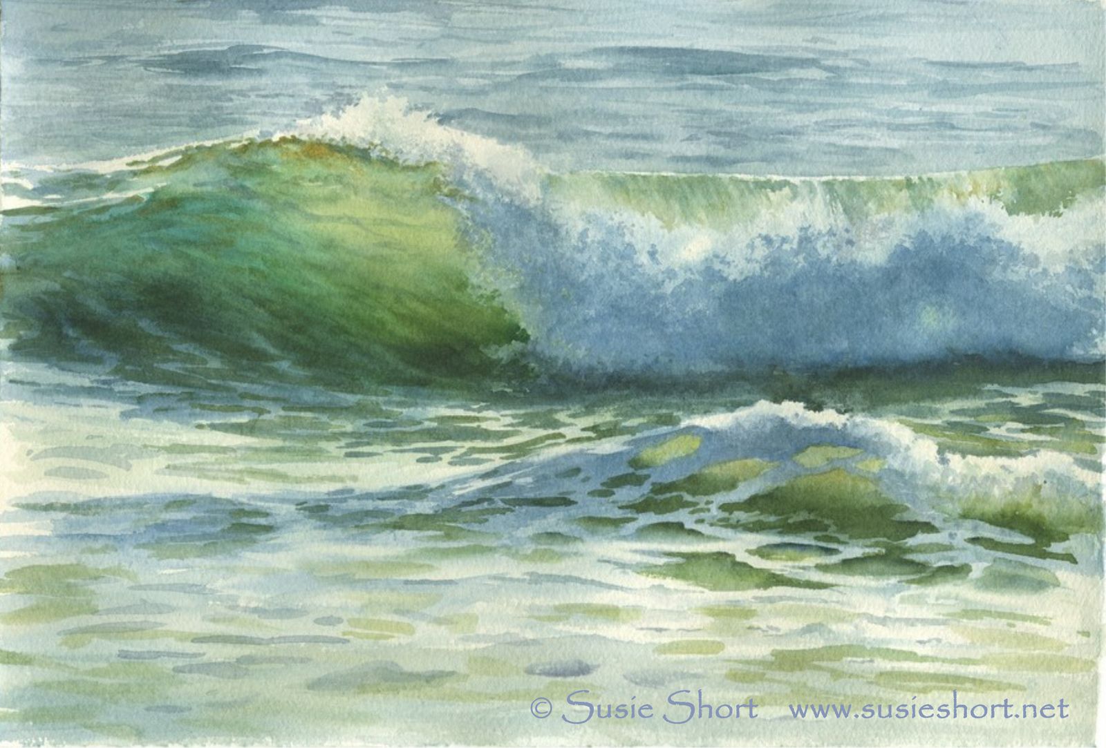 Susie Short's Watercolor Splashes & Splatters: Watercolor Gallery
