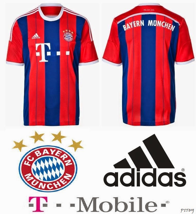 Jersey Klub Eropa musim 2014/2015