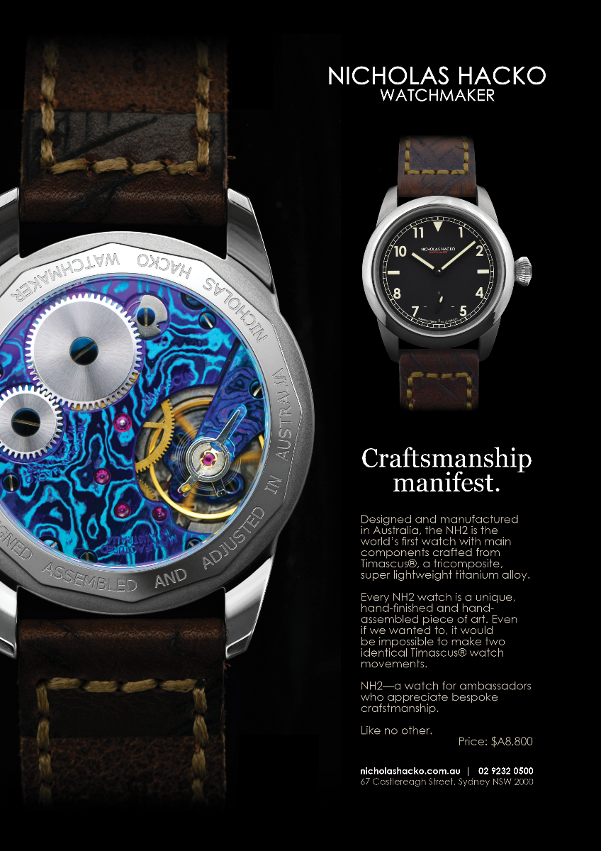 Nicholas Hacko Watchmaker: NH2 Timascus Taking Orders Now!