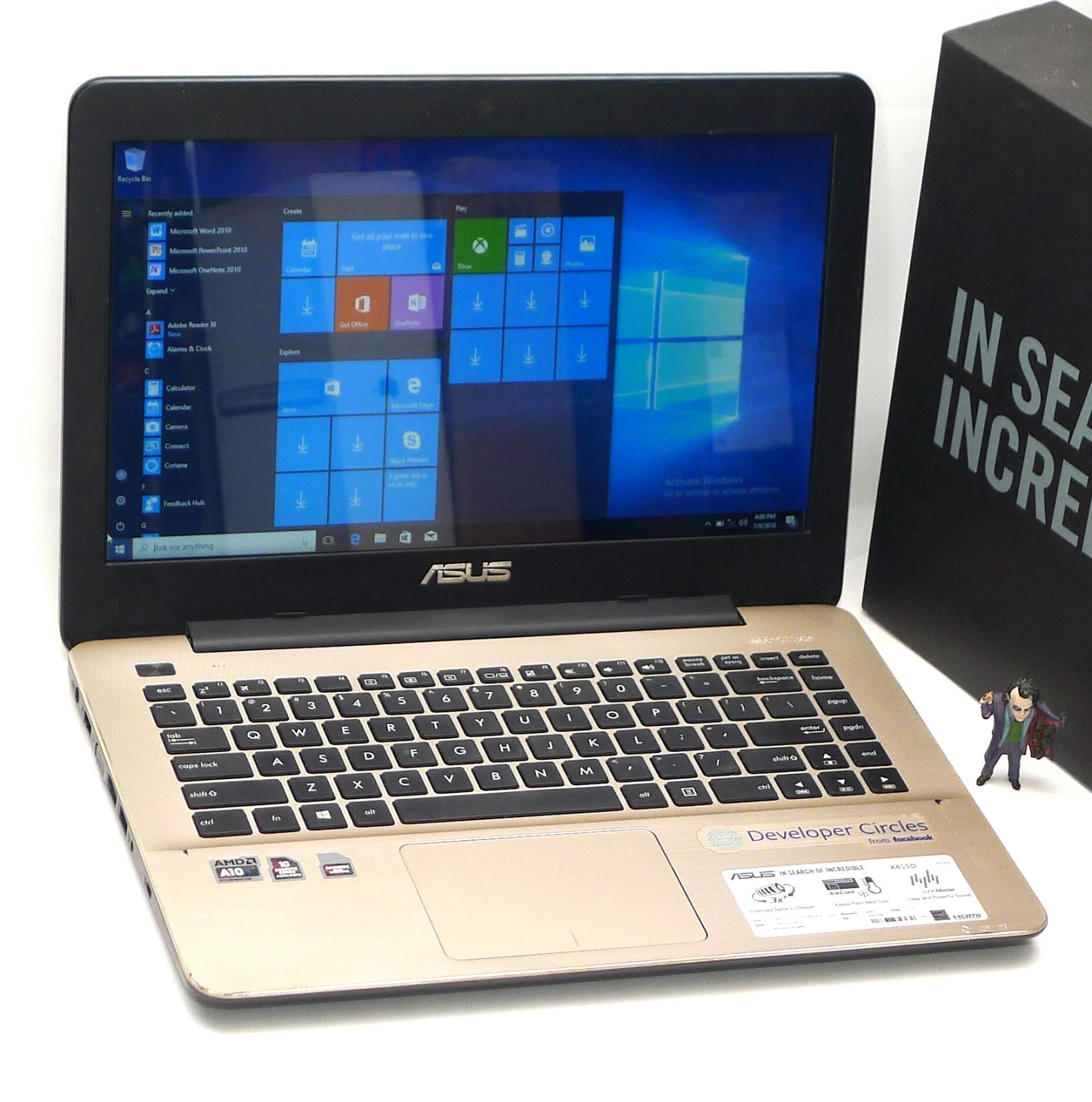Jual Laptop Gaming ASUS X455D AMD A10 Fullset | Jual Beli Laptop Bekas ...