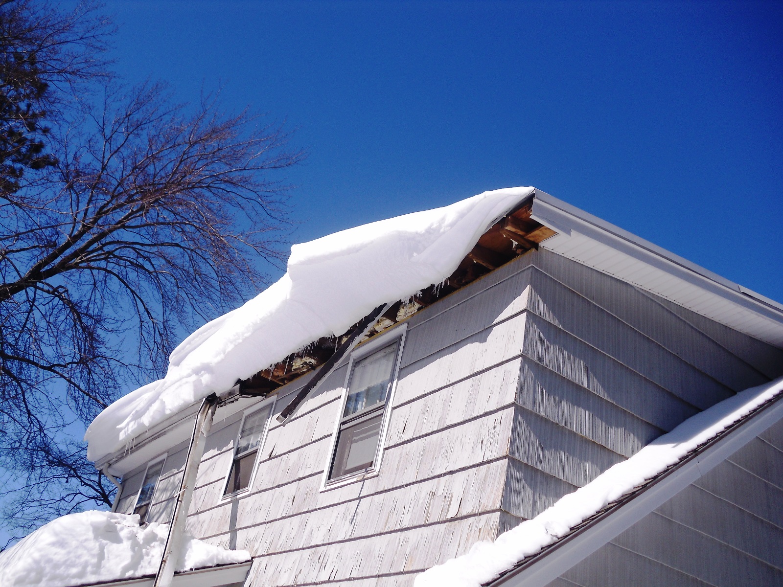 Clever Soiree: Blizzard Nemo Roof Damage