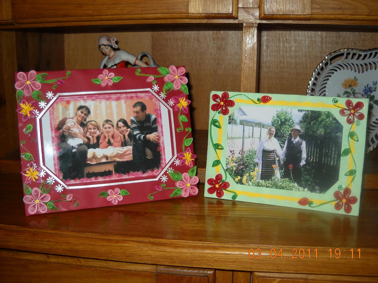 Fabricuta de lucru manual: Cadouri speciale-rama foto