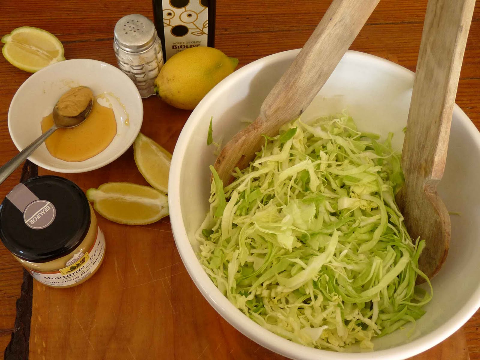 En el jardin: Ensalada de repollo