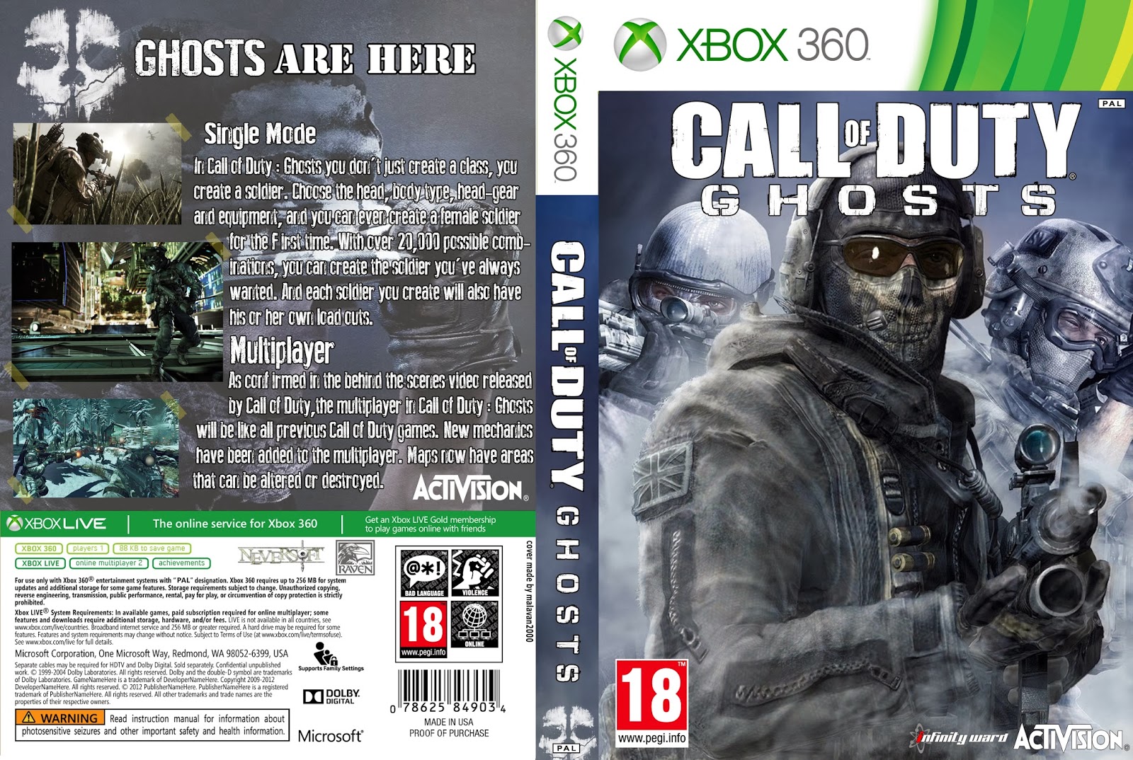 SUPERCAPAS: CALL OF DUTY GHOSTS