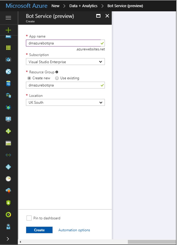Microsoft Dynamics CRM & Microsoft Azure -Learn The Ropes: How to Create an Azure Bot using QnA ...
