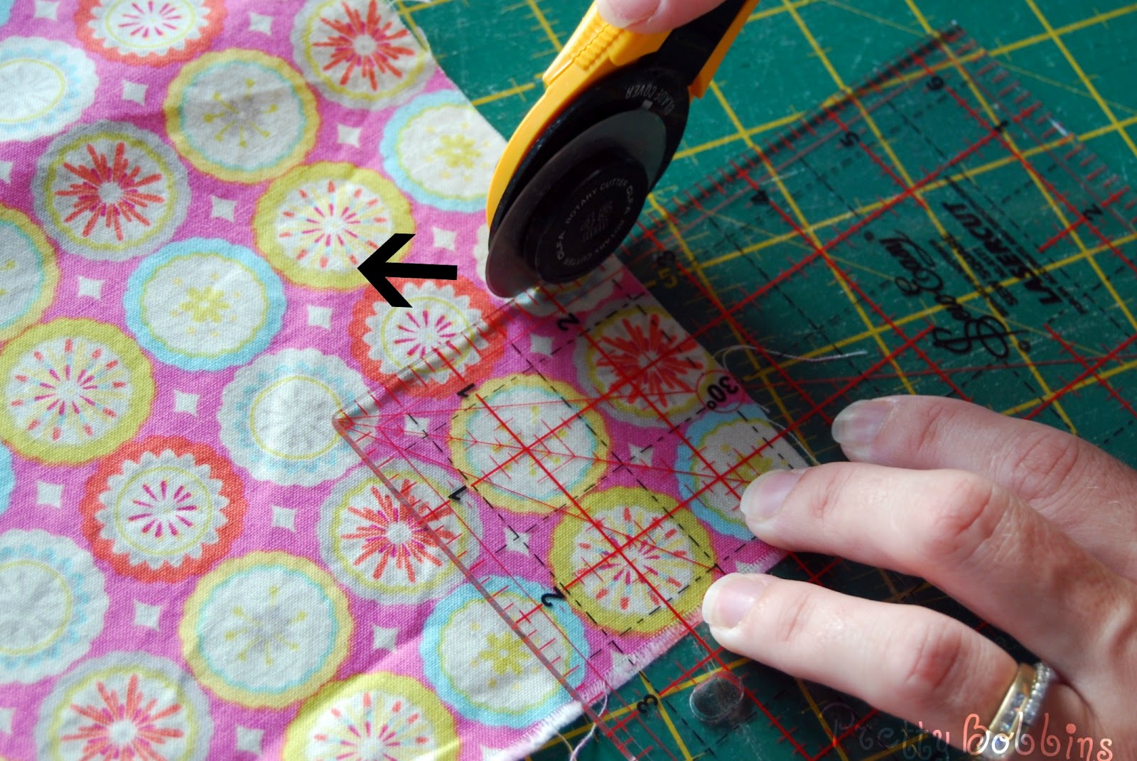 All your craft needs: Getting to know your rotary cutter: Fussy Cutting