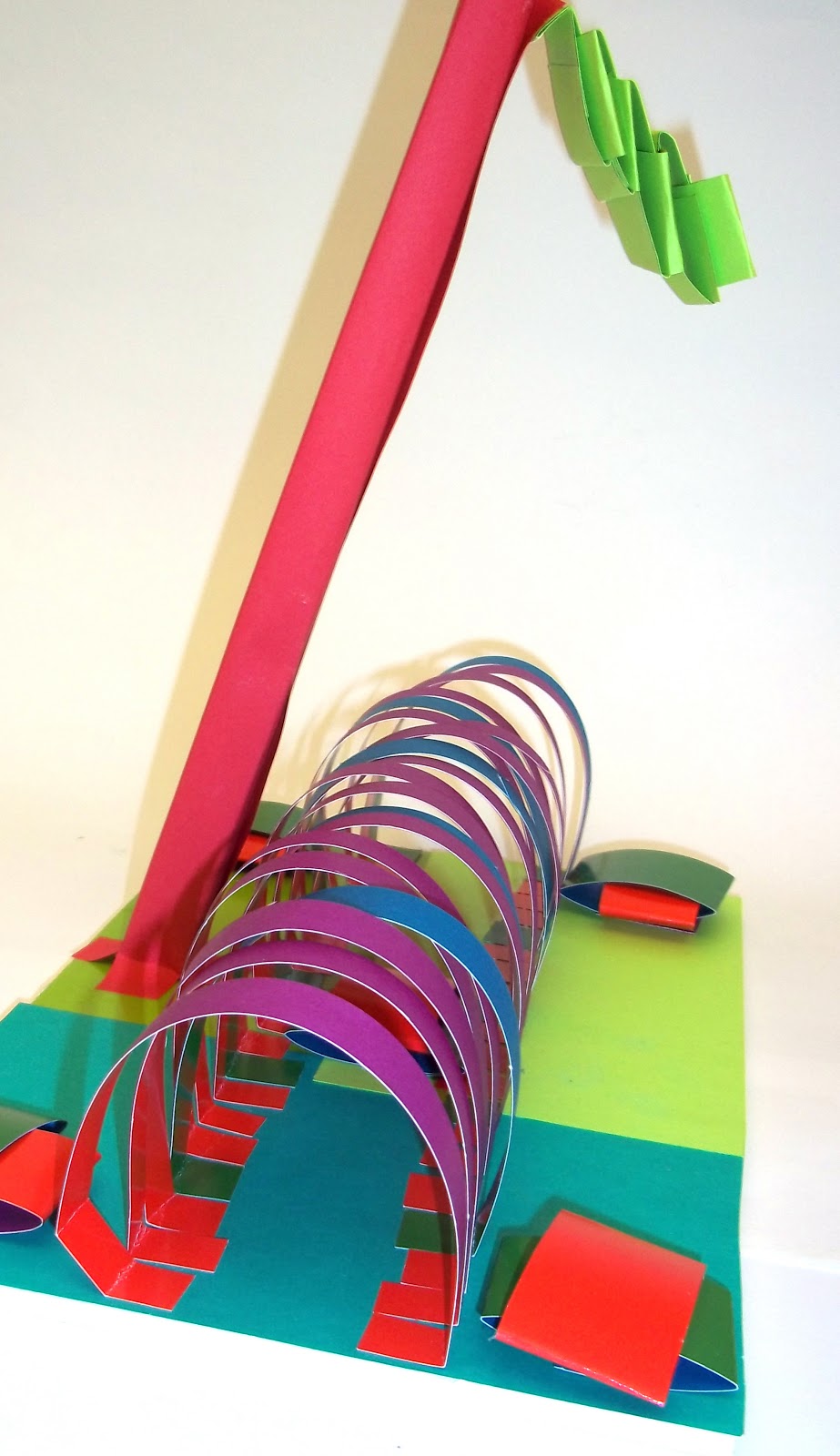 Monument Valley Regional Middle School Art Class: Paper Sculptures, 5th ...