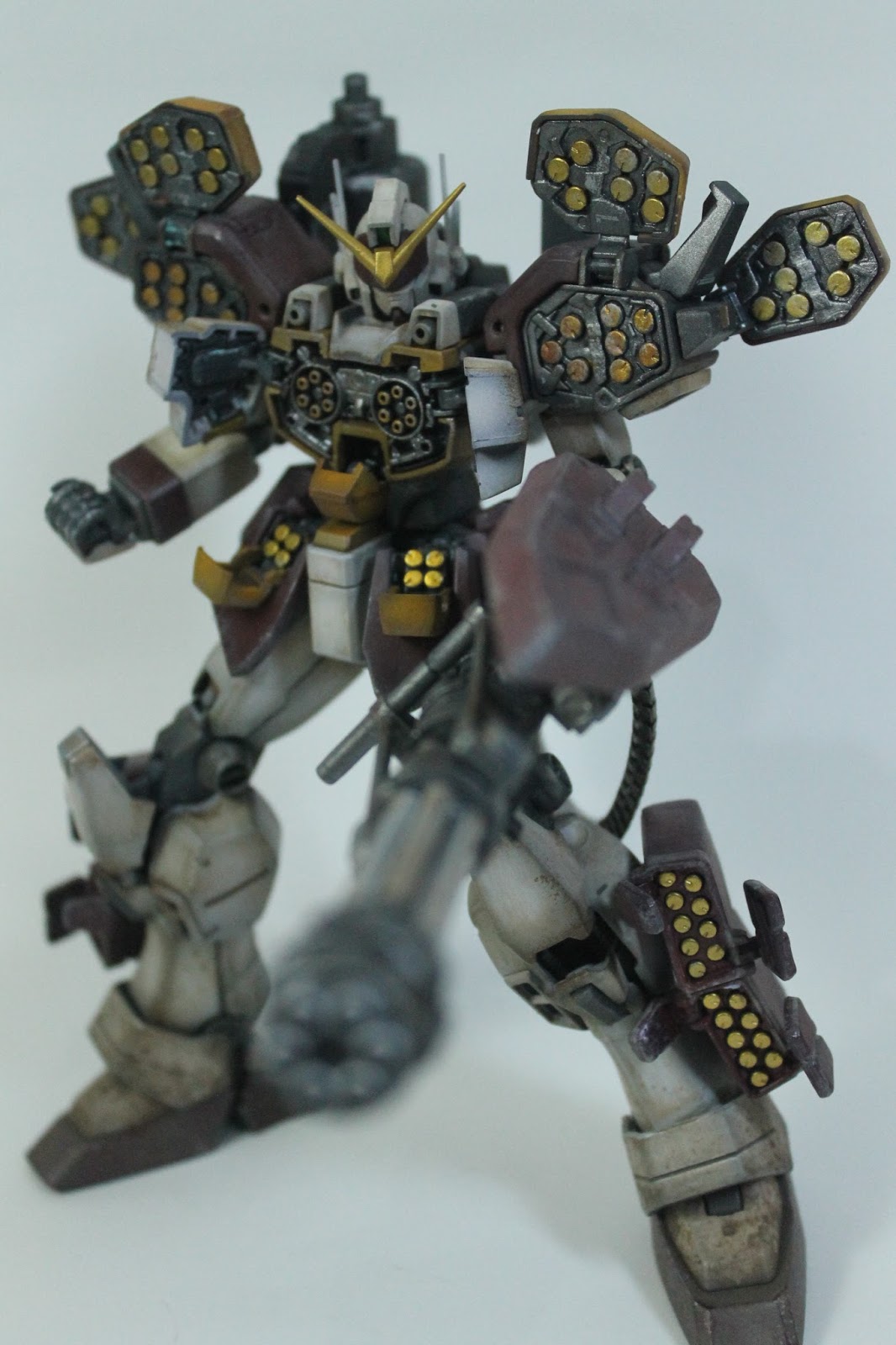 Painted Build: MG 1/100 Gundam Heavyarms EW ver. + Weathering
