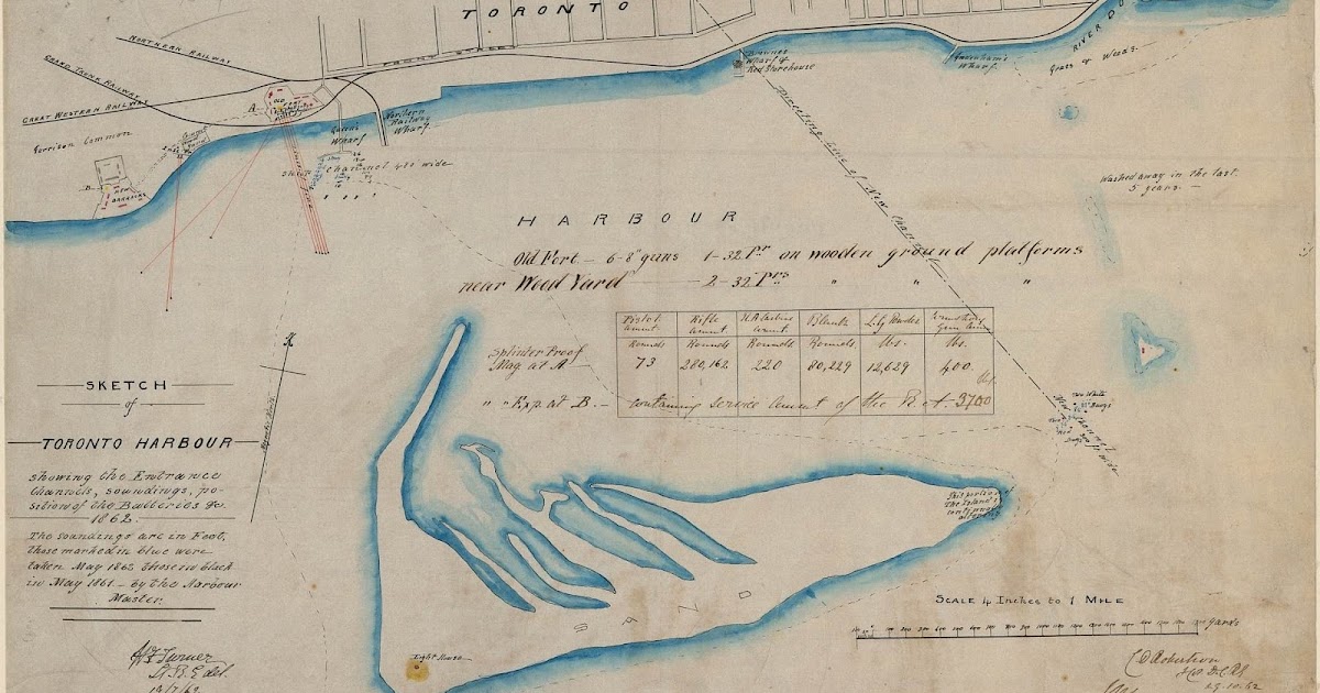 Fort York and Garrison Common Maps: 1862 Turner: Sketch of Toronto ...