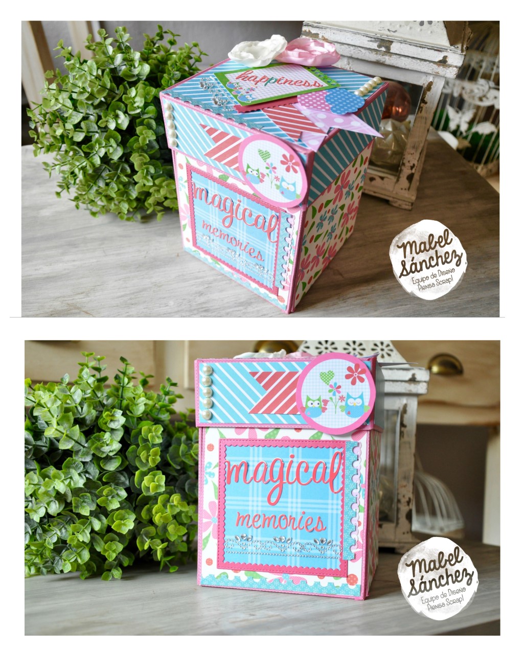 Piensa Scrap: RETO MAYO! Explosion Box Mini Álbum!!