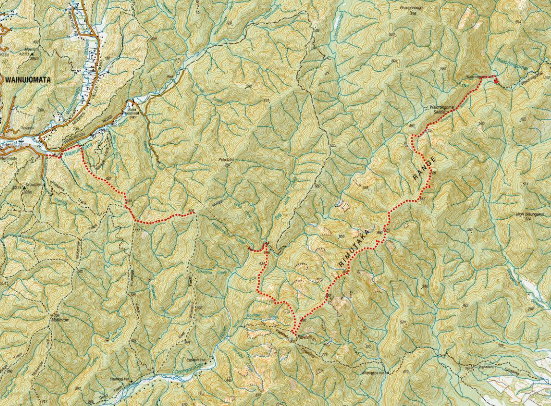 Biking and tramping trip blogs: Wainui to Whitemans via Waiorongomai