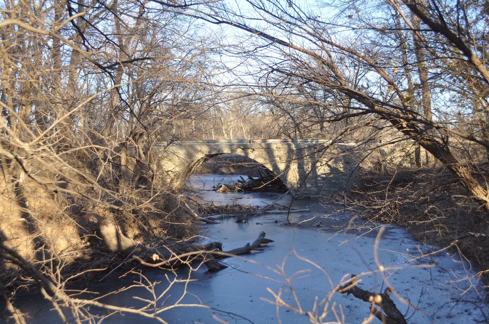 Explore Kansas: Stone Bridges of Butler County, Kansas in winter