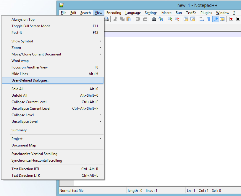 Par's Blog: Two Versions of ABAP Syntax Highlighting in Notepad++