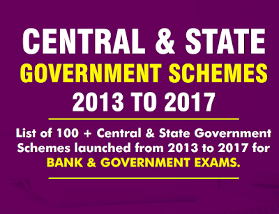 Central and State Government Schemes (2013-2017) in PDF - VISION