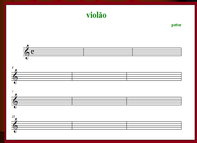 Aprendendo Música.com: 16- Partes e símbolos da partitura.