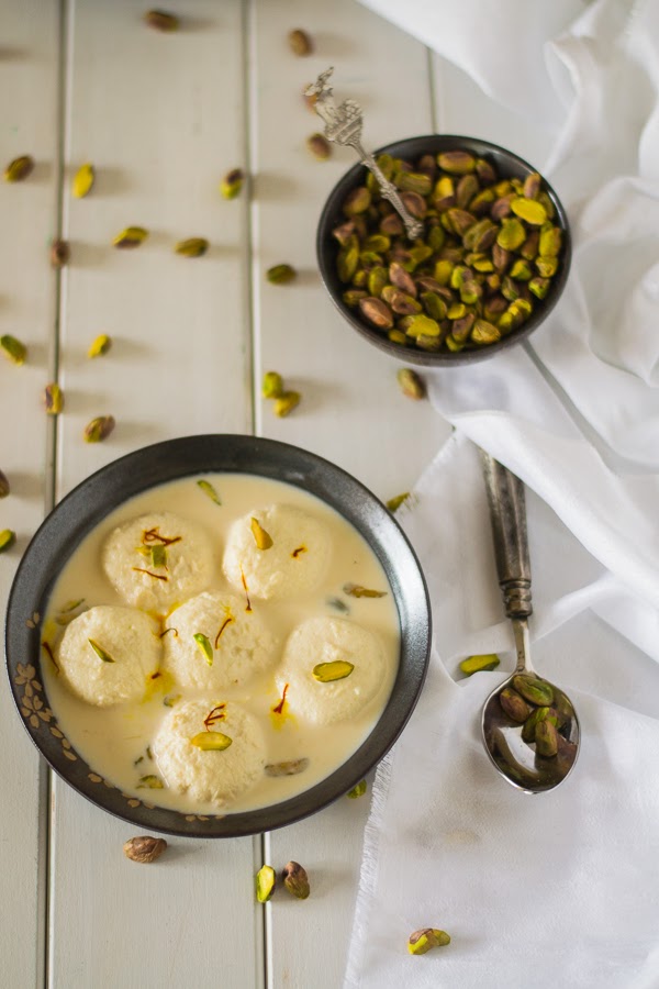 Mix and Stir: Rasmalai : Milk Based Dessert with Cheese Dumplings