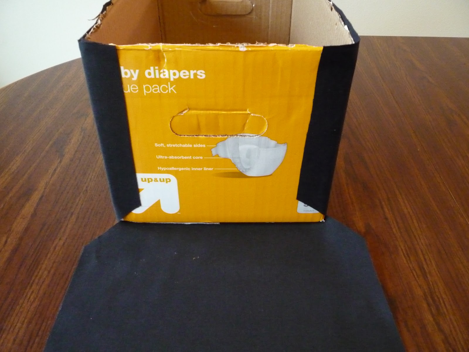 Mandy's Krafty Exploits: Lined Canvas Diaper Box
