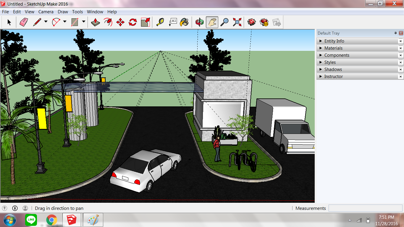 Desain Pos Satpam dengan Sketchup ~ Archill pills