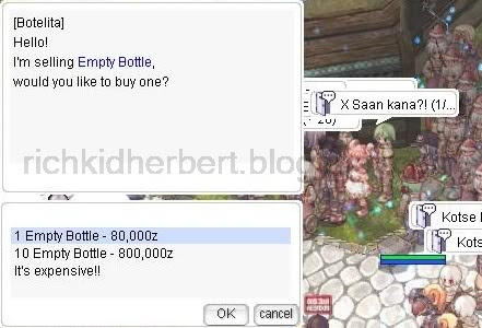 ...Rich Kid Herbert...: Empty Bottles