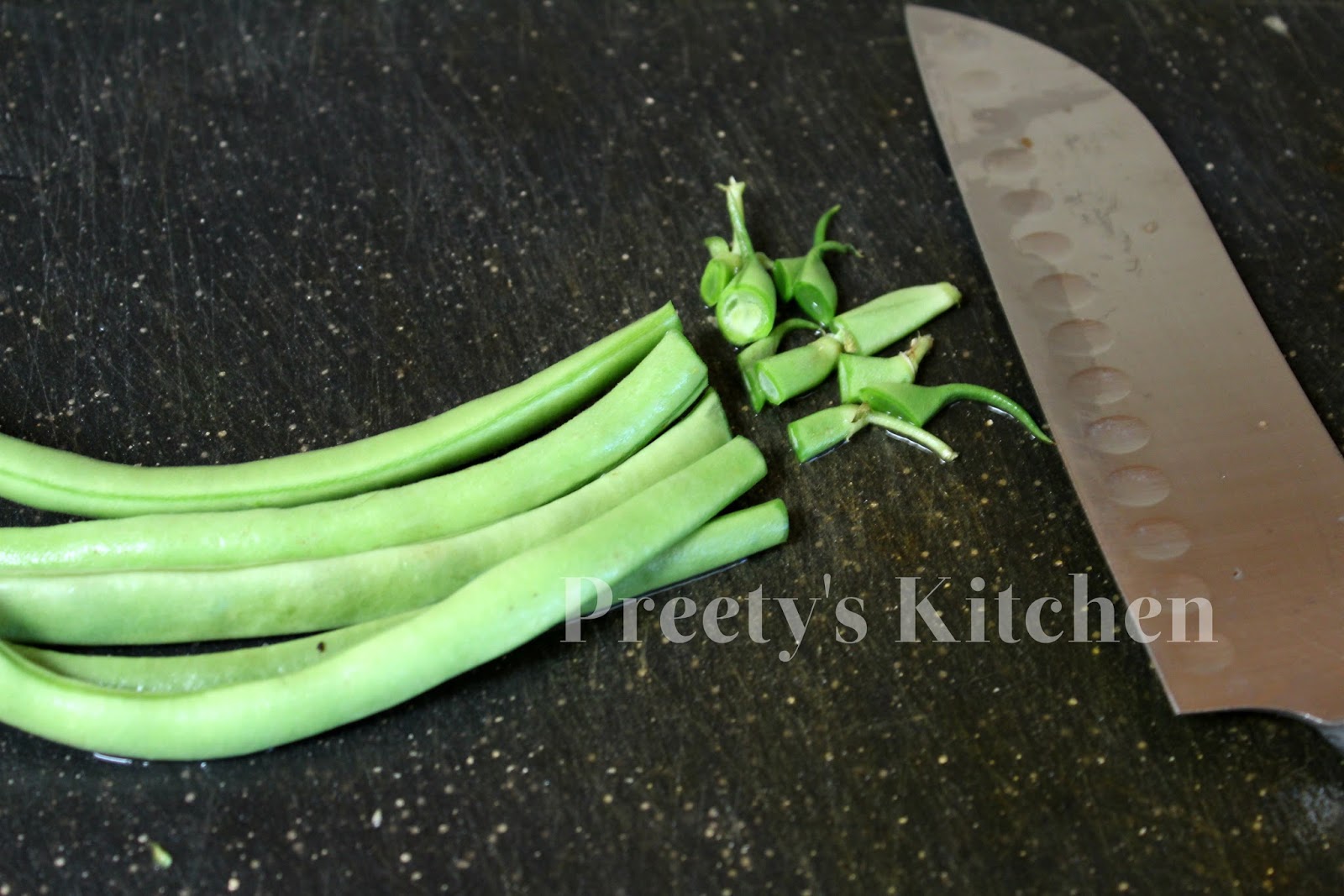 Preety's Kitchen: How To Freeze Fresh Green Beans ( Step By Step Pictures)