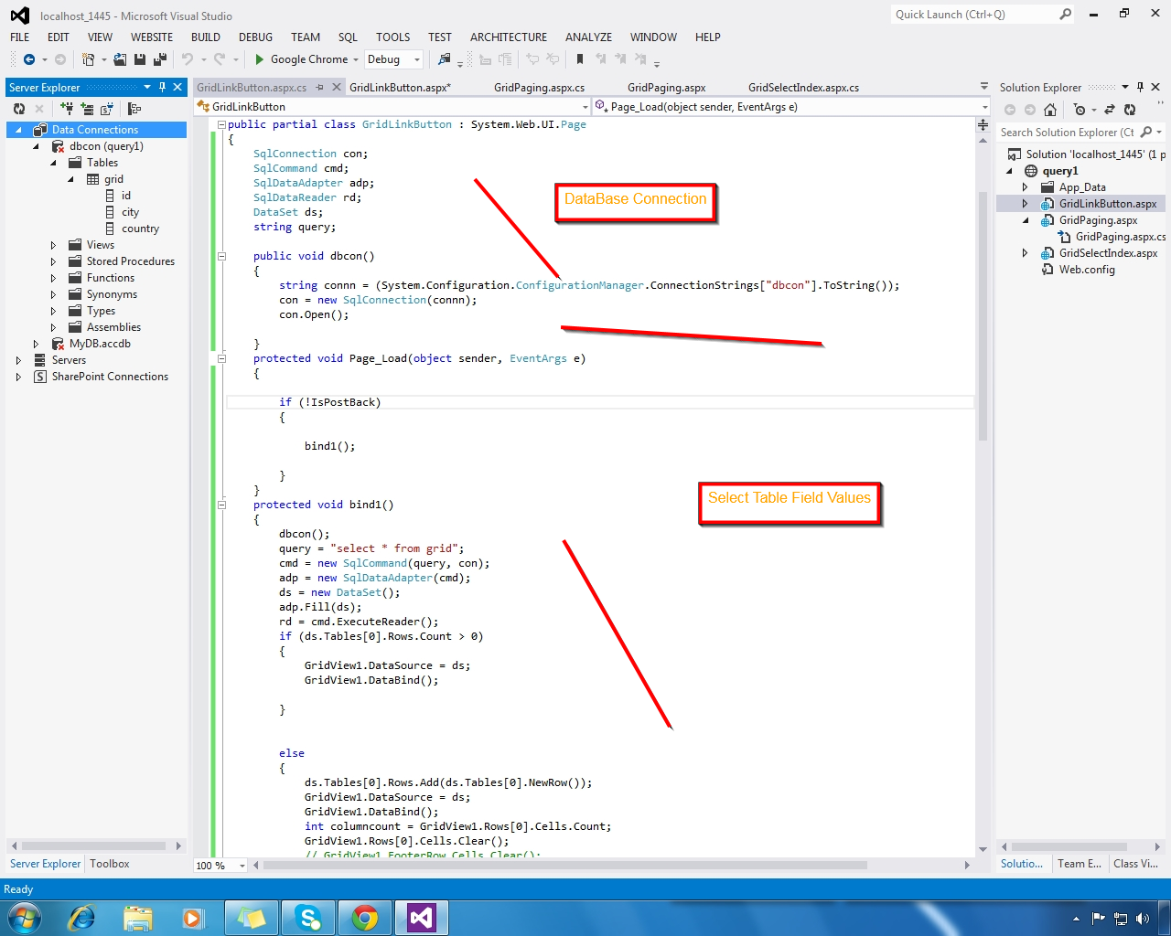 LinkButton Click Event Inside GridView Using SelectedIndexChanged in Asp.Net C# ...
