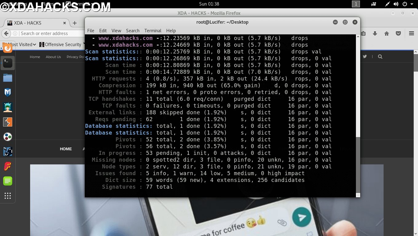 Skipfish Web Application Security Scanner -: Kali LINUX TOOL | XDA HACKS