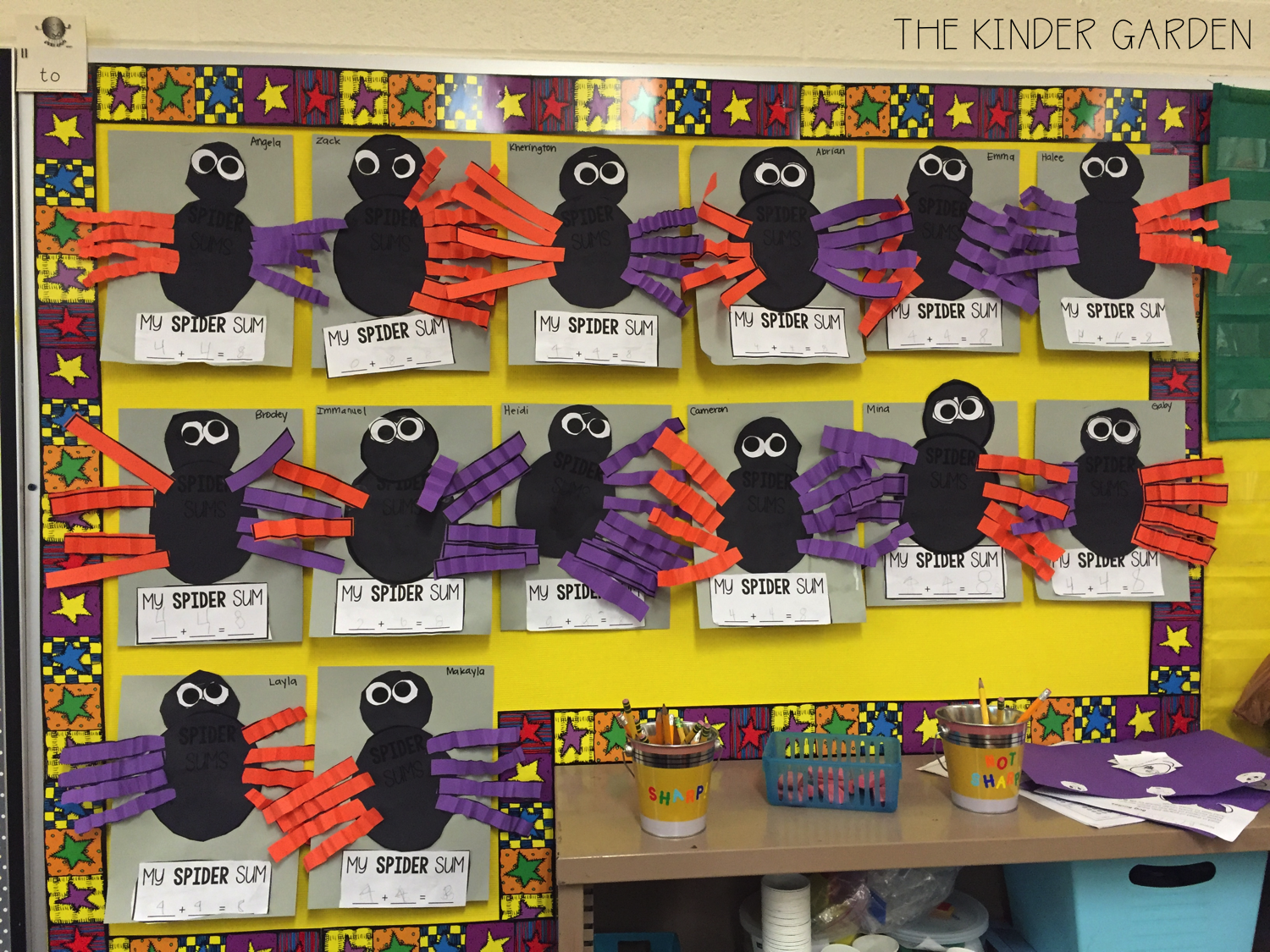 The Kinder Garden: Spider Study!