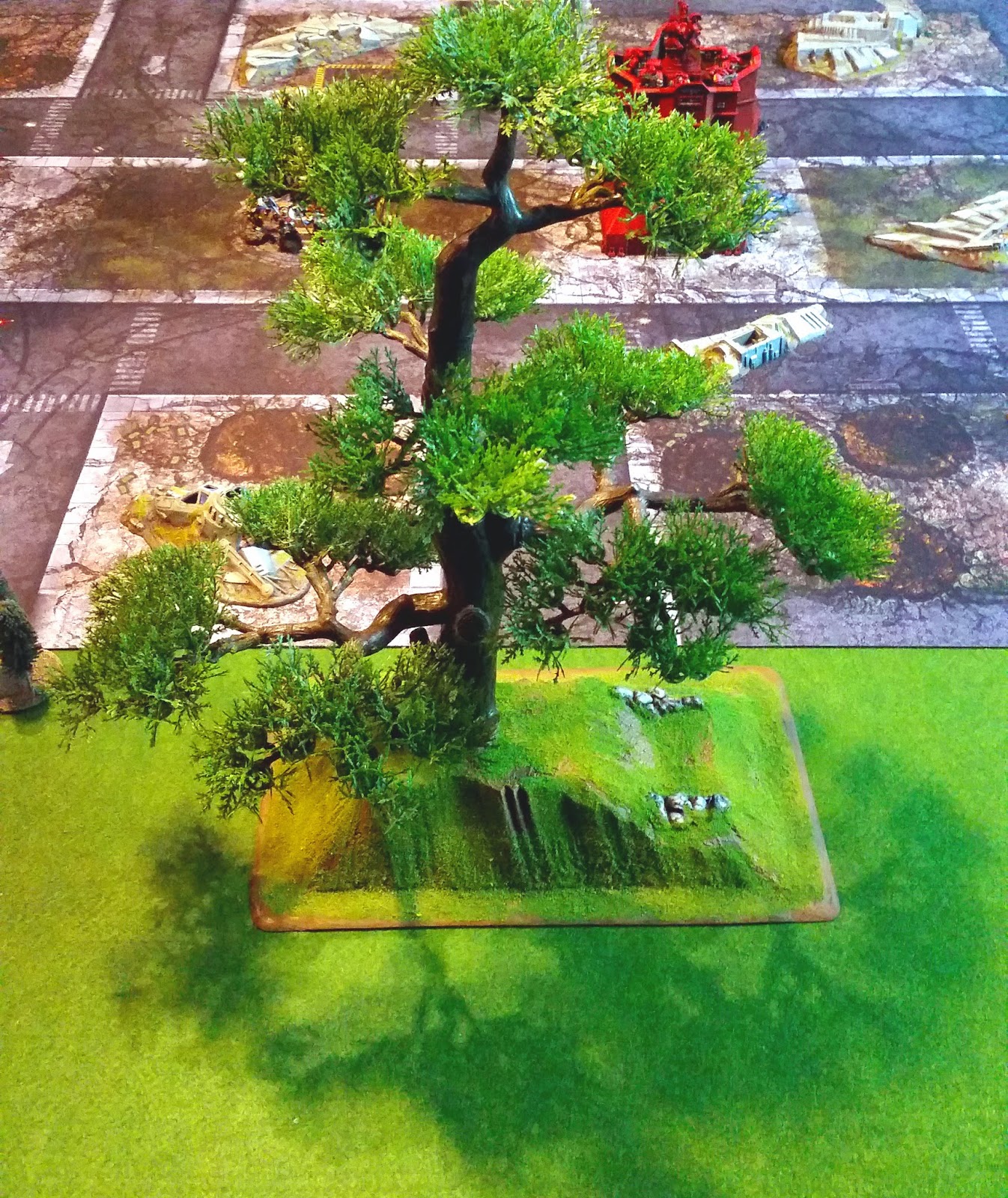 ATTIC WARS - A 40K BLOG!: Giant Trees for 40K Apocalypse!