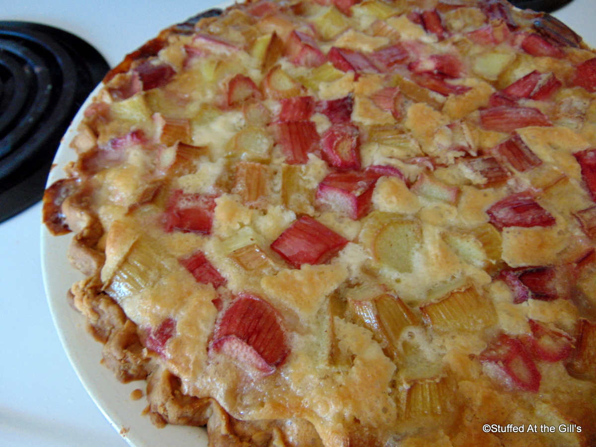 Rhubarb Custard Pie