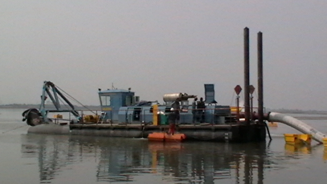 HAMSON CUTTER suction DREDGE { dredger dredging } BUILDER MANUFACTURER ...