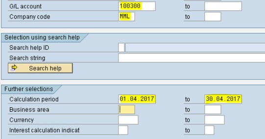 SAP - FICO MODULE LEARNING: Interest Postings to Accounts