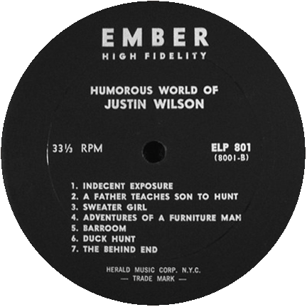 Vintage Stand-up Comedy: Justin Wilson - Humorous World Of Justin ...